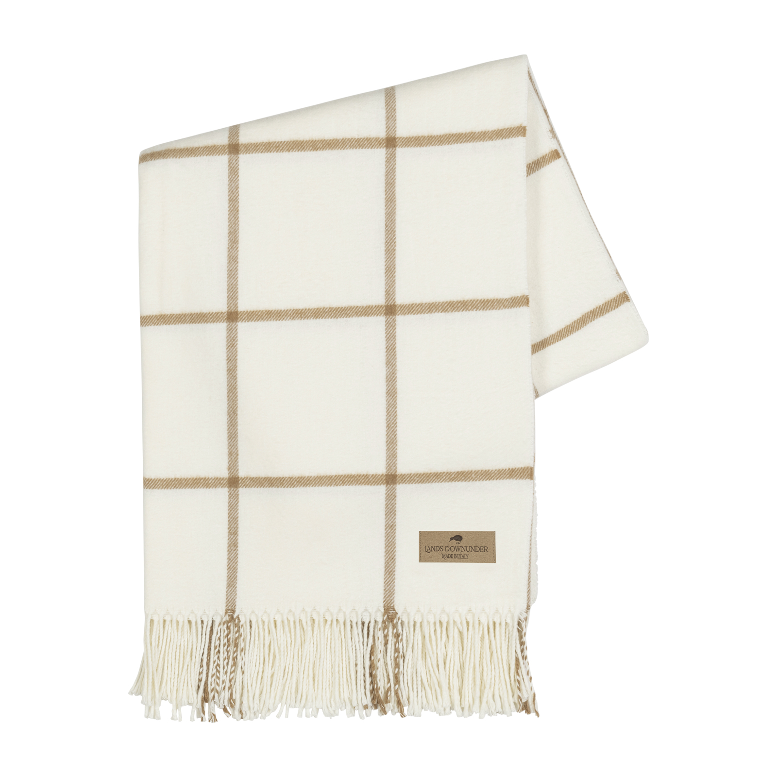 Caramel Lexington Plaid Throw | Lexington Plaid