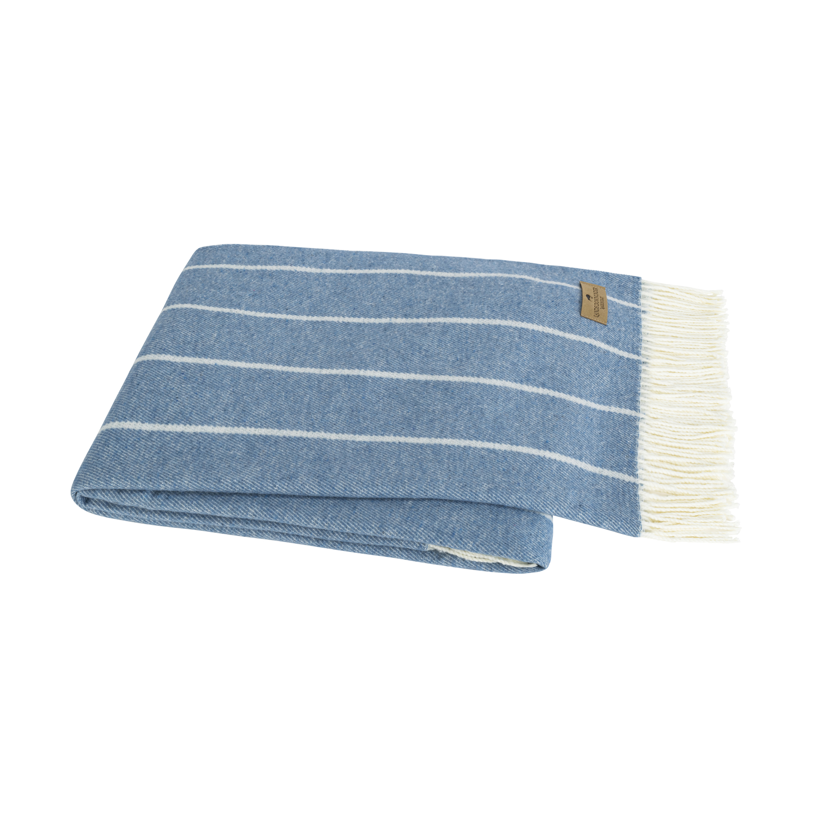 Blue Denim Fiji Stripe Throw | Fiji Stripe Throw