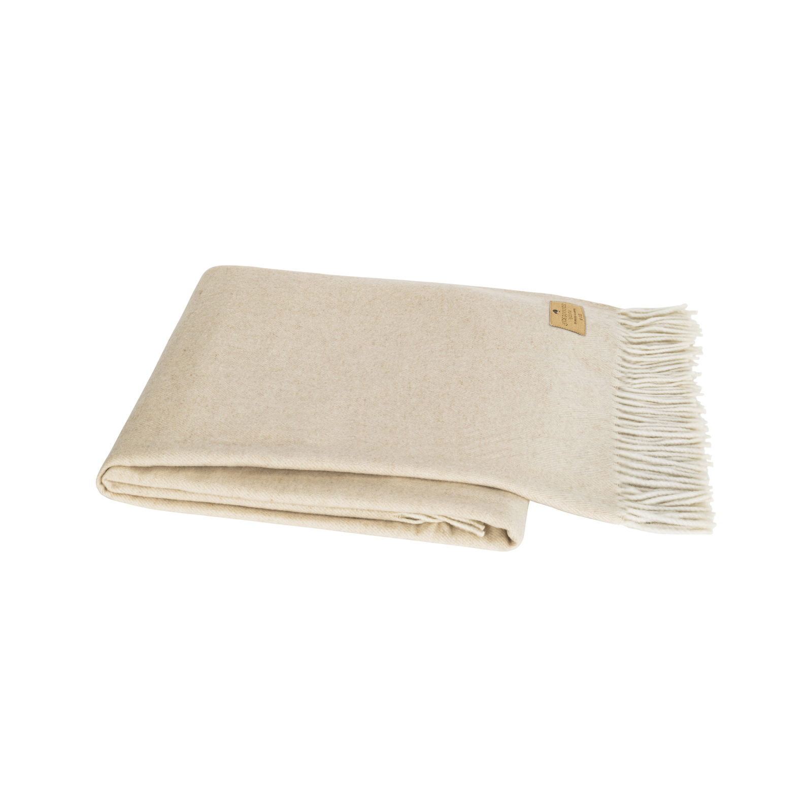 Sand Herringbone Cashmere Throw | Herringbone Cashmere Throw