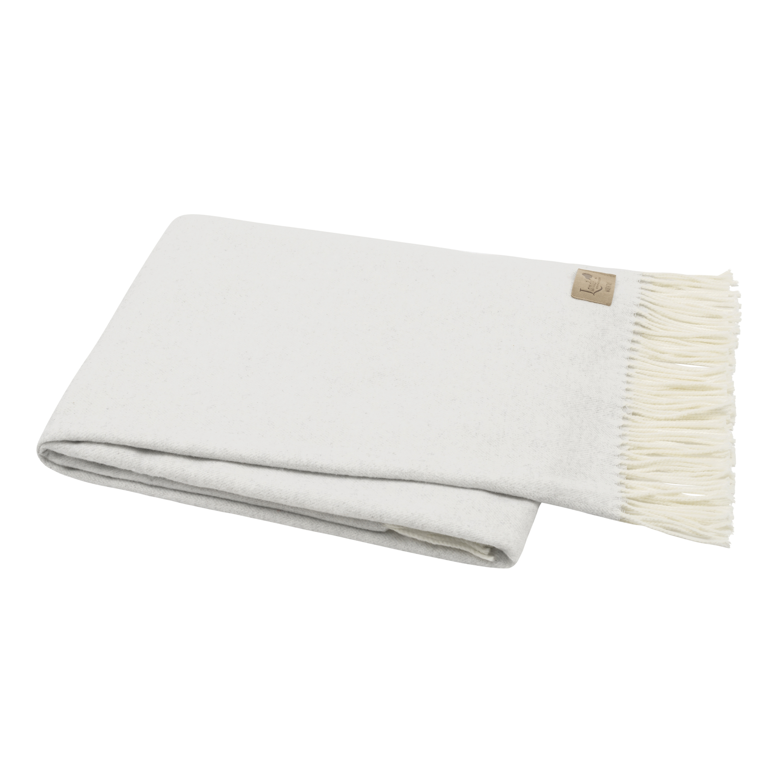 Silver Italian Herringbone Throw | Italian Herringbone