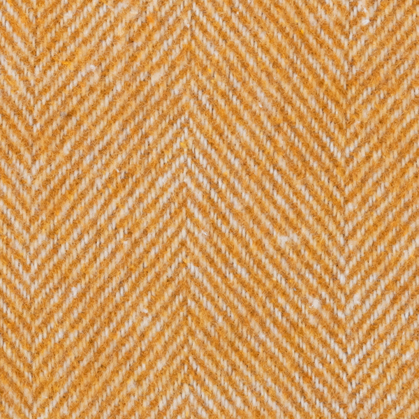 Ochre Italian Herringbone Throw | Italian Herringbone
