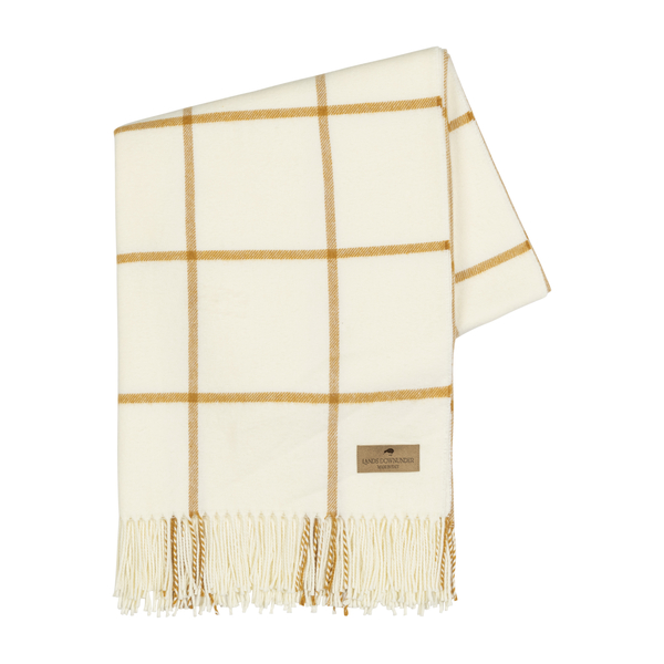 Ochre Lexington Plaid Throw | Lexington Plaid